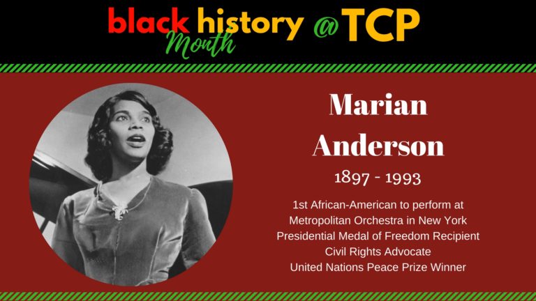 Black History @ TCP: Marian Anderson – The Common Place
